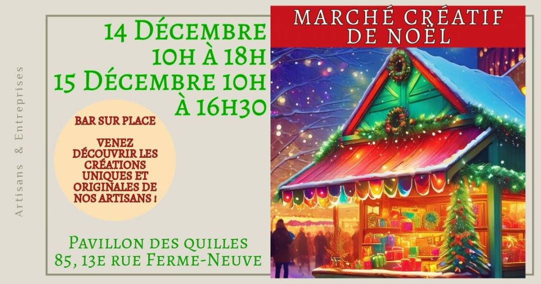 Clic Laurentides - Marché créatif de Noël à Ferme-Neuve